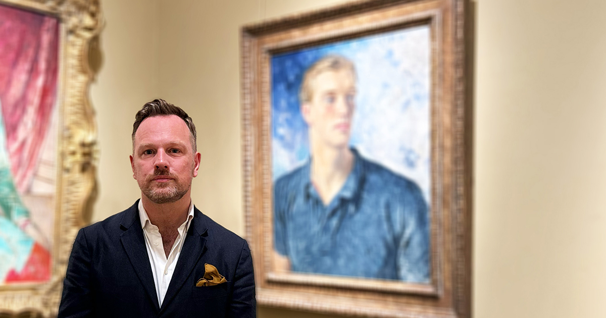 A Portrait of Vincent Paravicini by Glyn Philpot | Simon Martin | Dreweatts