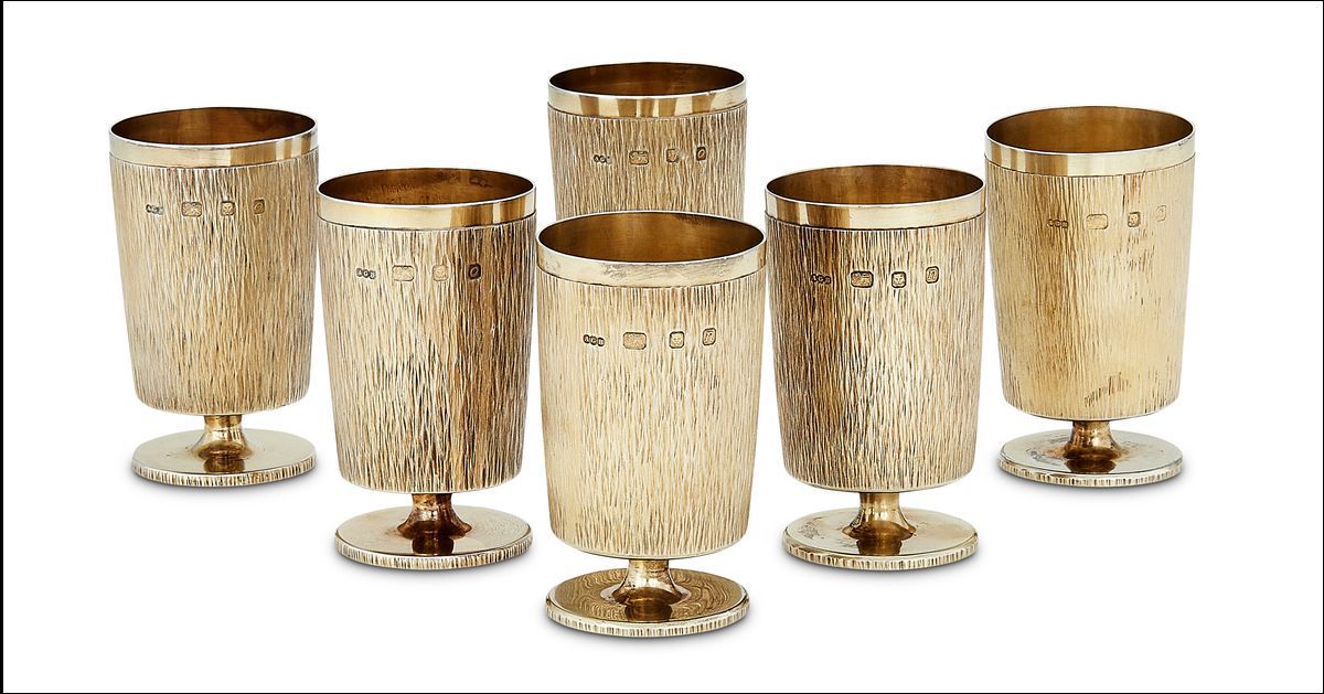 Tableware and Luxury Accessories by British silversmith Gerald Benney ...