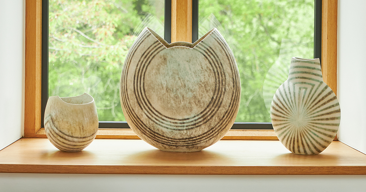 Two Private Collections of Studio Pottery with Works by Lucie Rie and ...